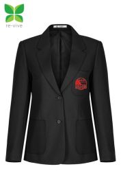 Girls Black Blazer - Embroidered with Oxclose Community Academy logo