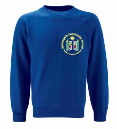 Royal Sweatshirt - Embroidered with Walkergate Community School logo